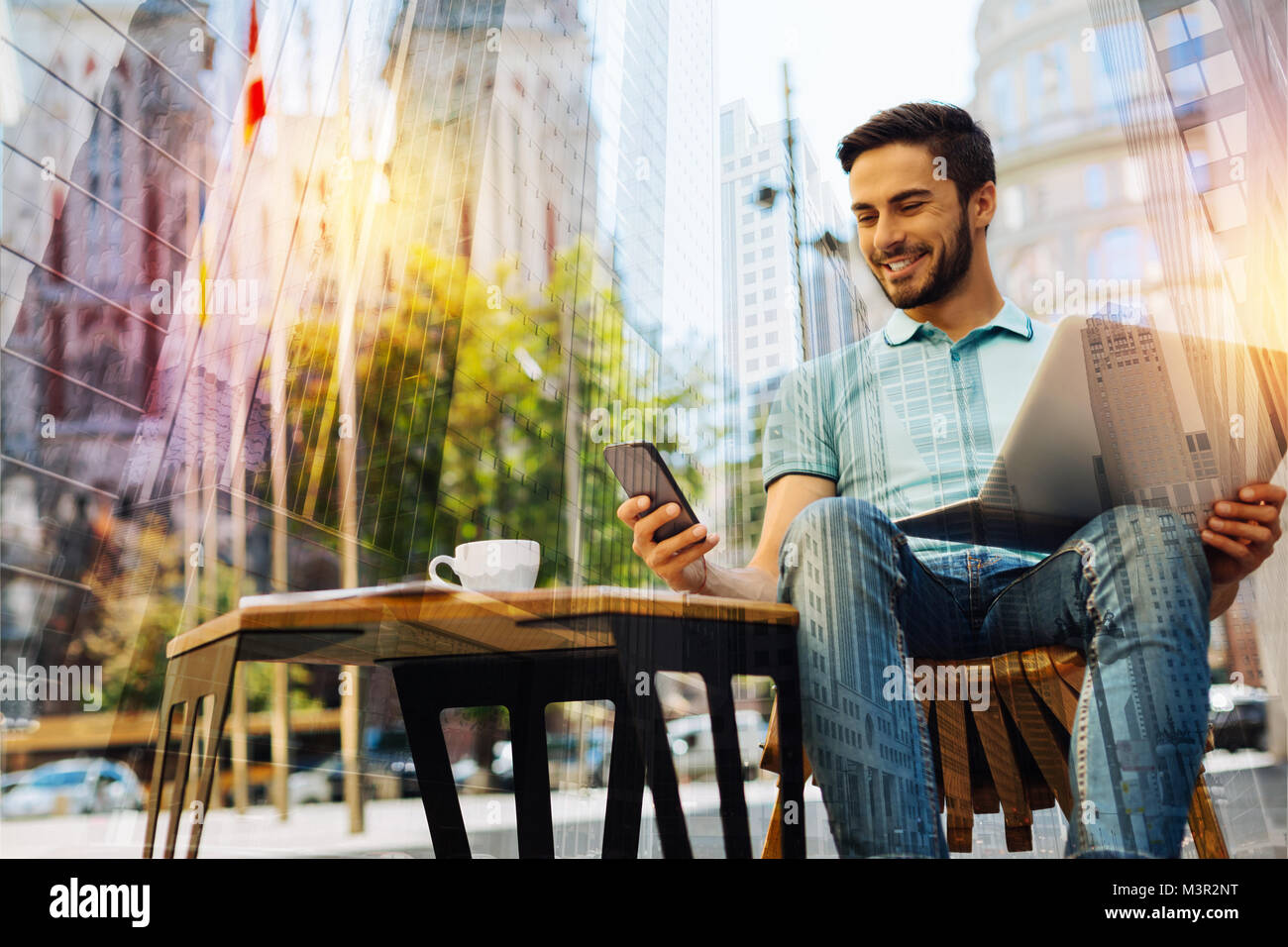 Relaxed tech time hi-res stock photography and images - Alamy