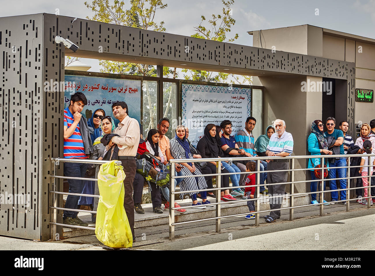 Middle east men bus station hi-res stock photography and images - Alamy