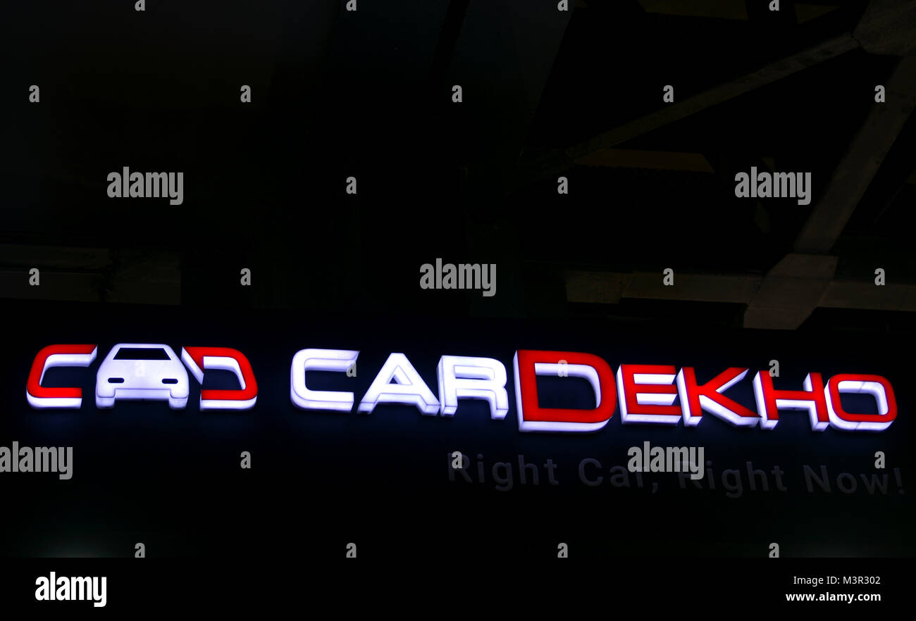 Car Dekho Sign Board Stock Photo - Alamy