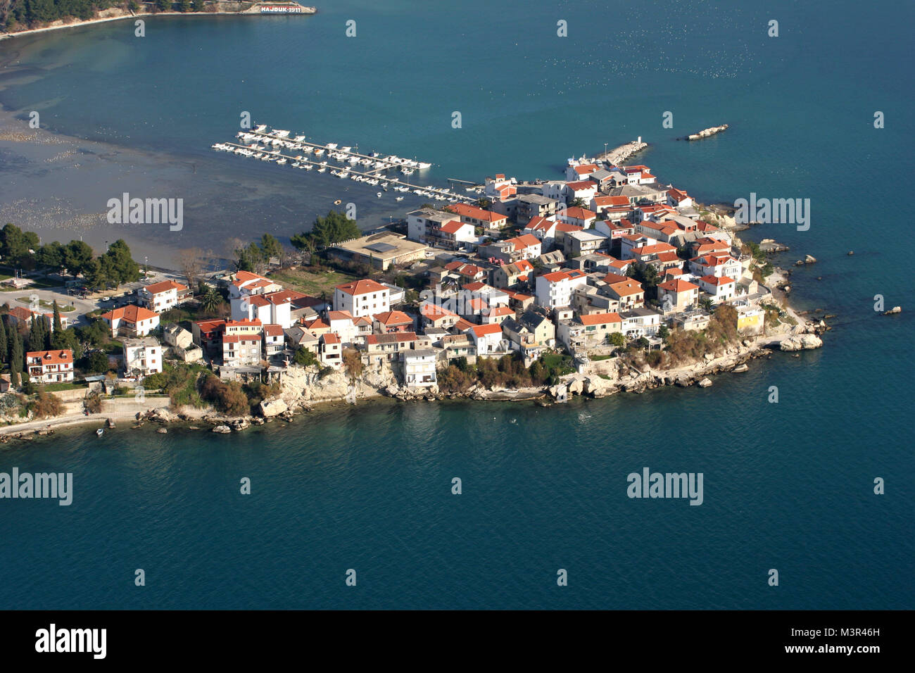 Village Stobrec near town Split on Adriatic coast in Croatia Stock ...