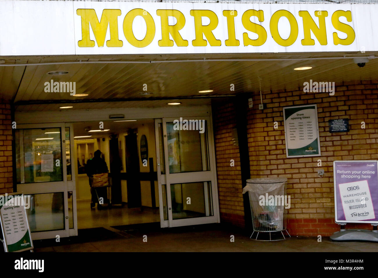 General view of the Morrisons store in Wood Green, north London ...