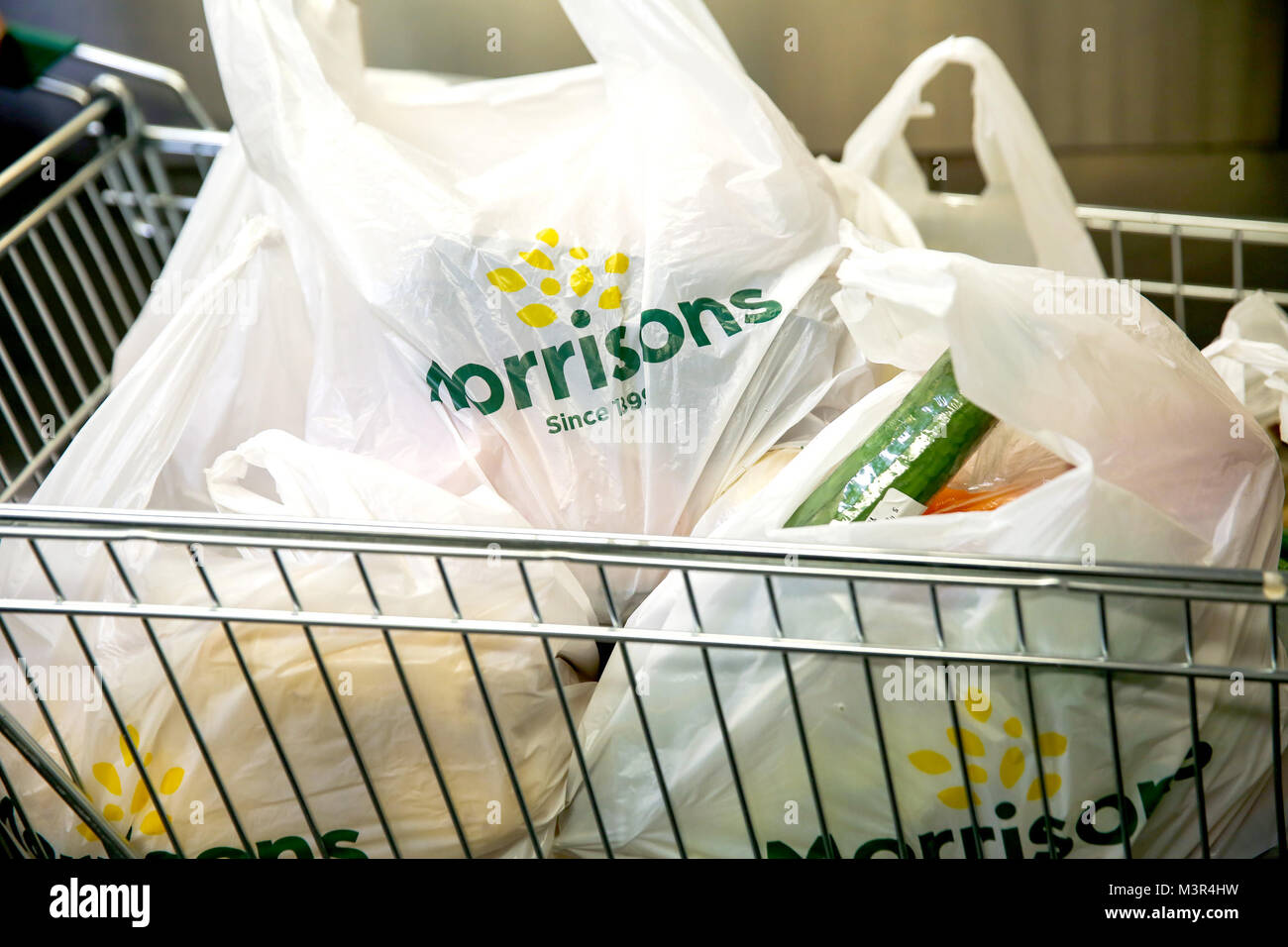 General view of the Morrisons store in Wood Green, north London ...