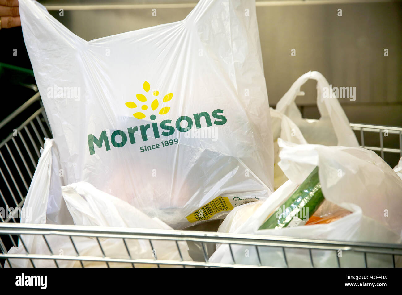 General view of the Morrisons store in Wood Green, north London ...