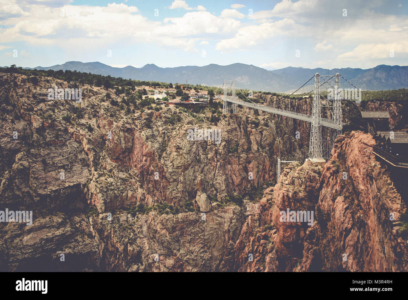 Royal Gorge canyon bridge, Colorado Stock Photo - Alamy