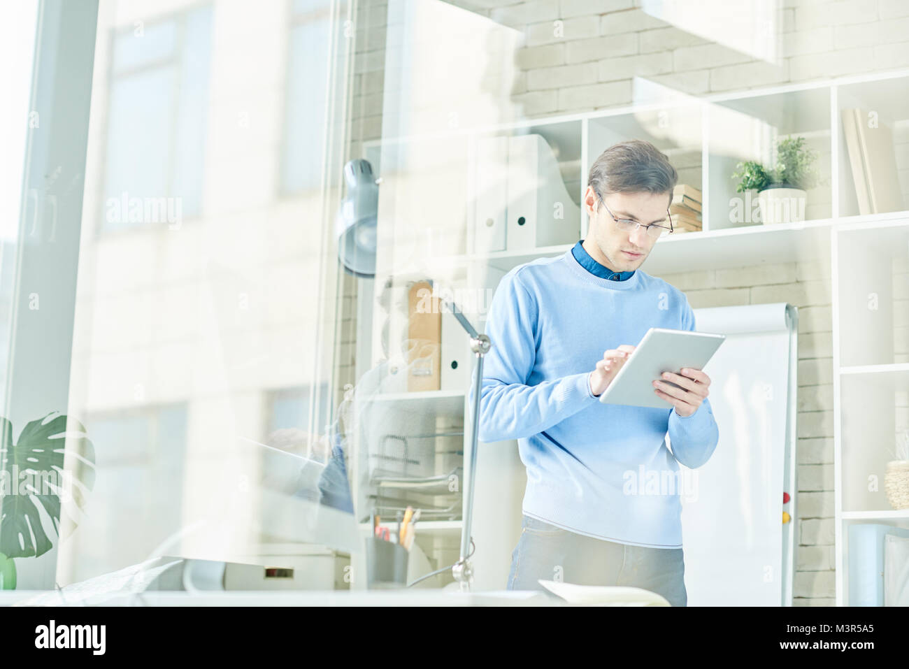 IT Professional Working in Office Stock Photo - Alamy