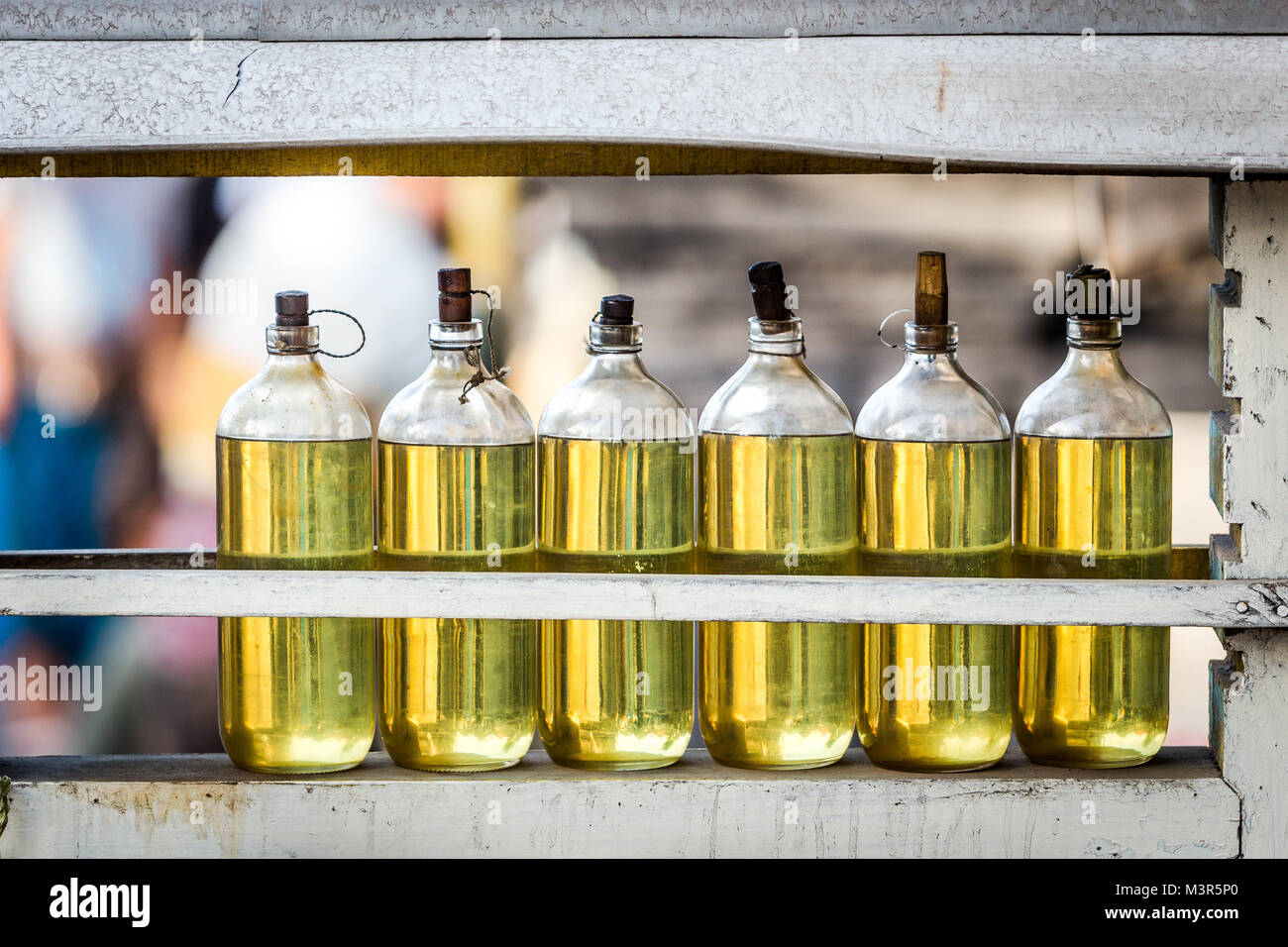 Budget petrol station at Bali Stock Photo - Alamy