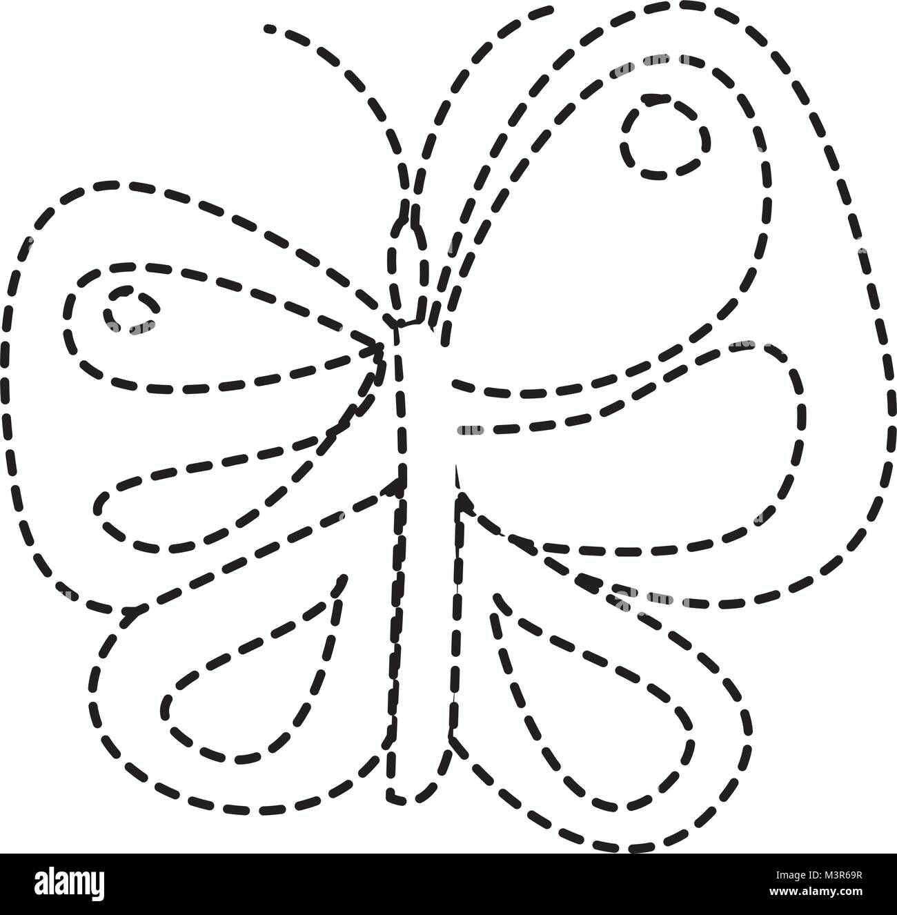 Dotted butterfly Stock Vector Images - Alamy