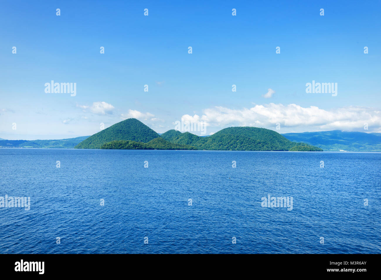 View of Lake Toya (Toyako) in Hokkaido, Japan Stock Photo - Alamy