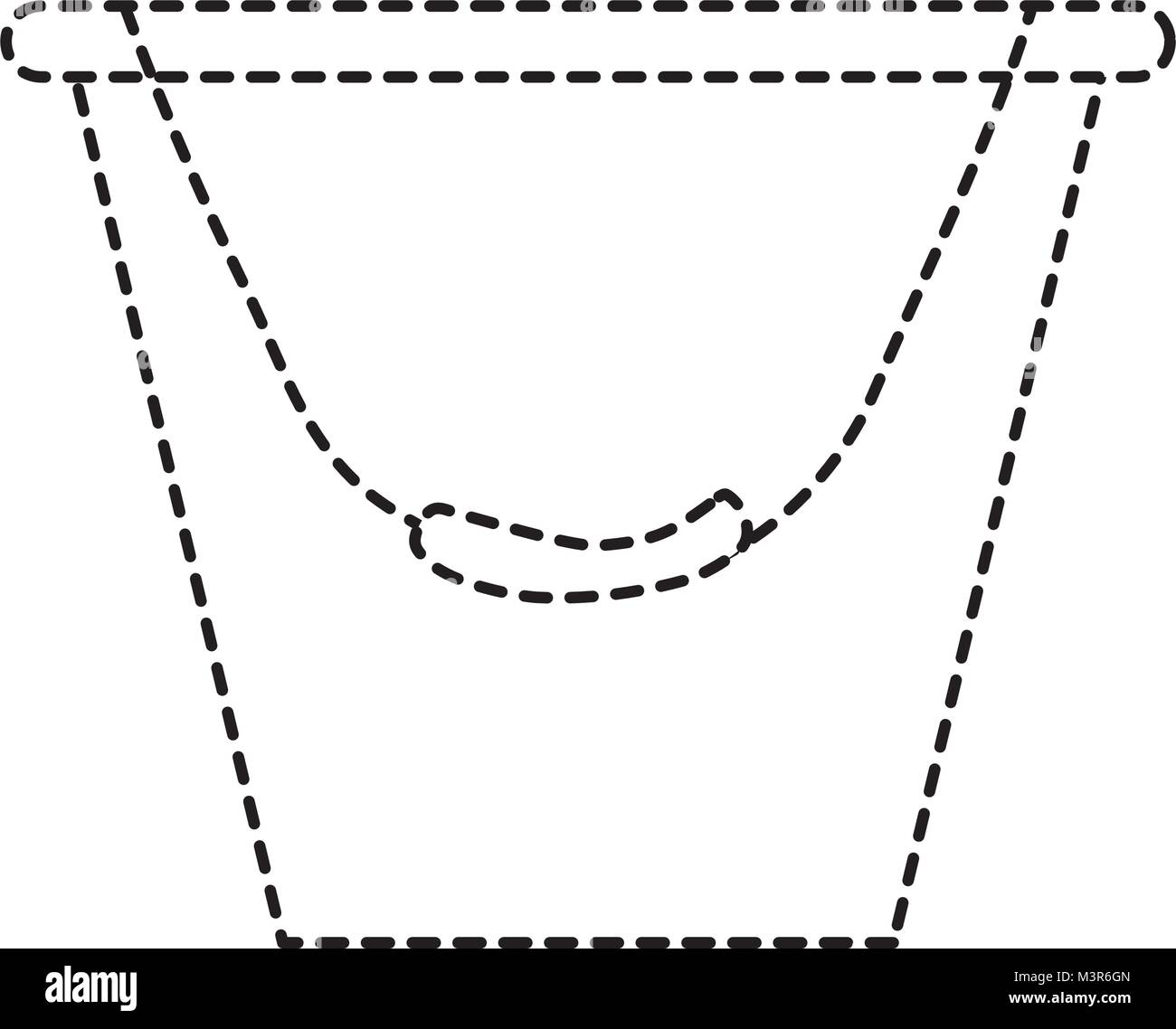 bucket container metal tool equipment Stock Vector Image & Art - Alamy