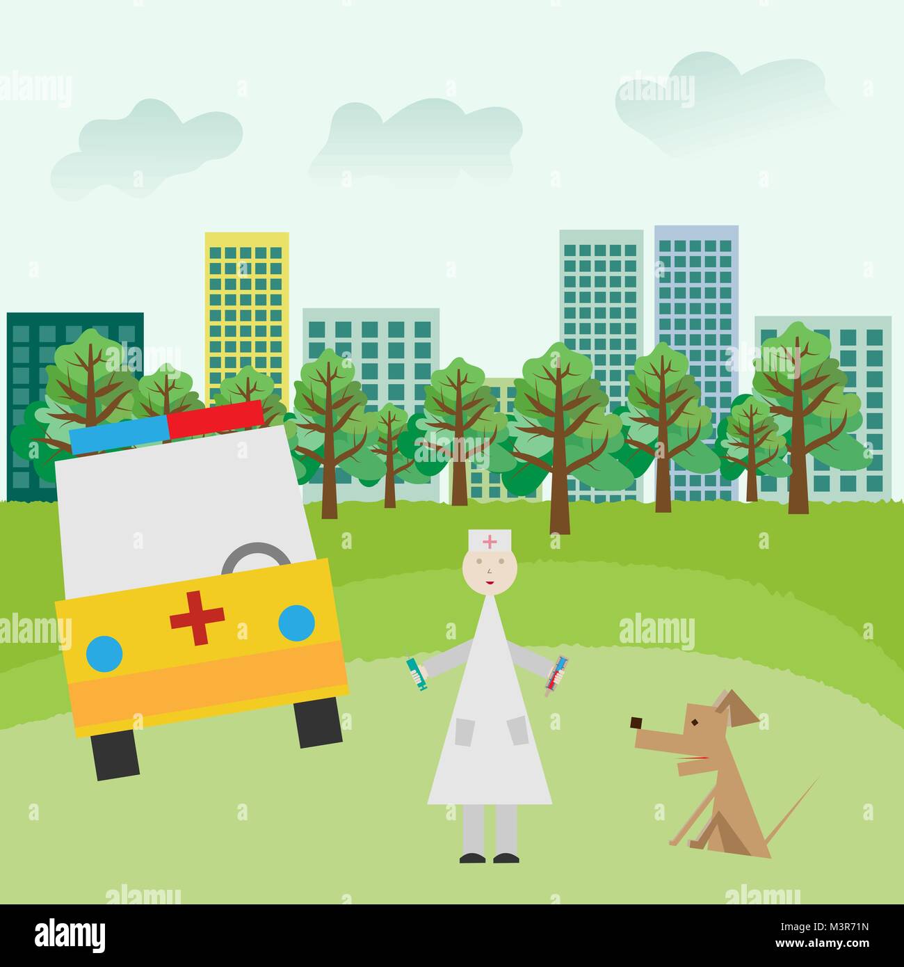 First aid room Stock Vector Images - Alamy