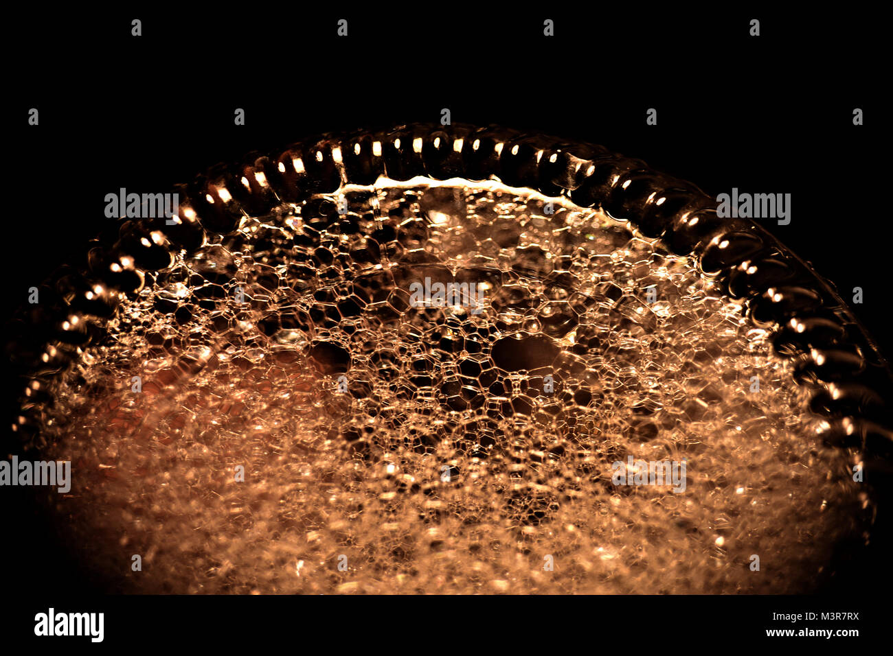 Some bubbles in a bottle, suitable subject for a little macro work ...