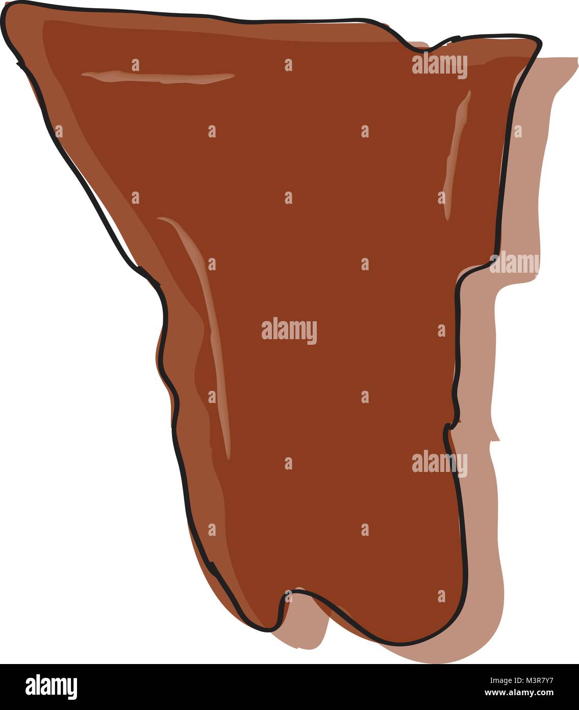 Comic drawing of a map of Namibia Stock Vector Image & Art - Alamy