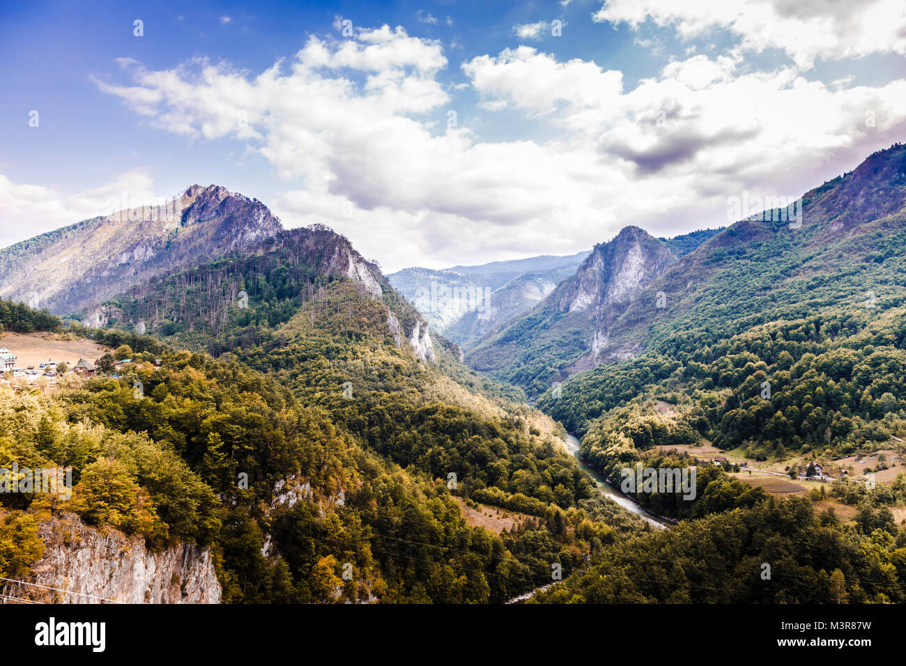 Top view to the river tara hi-res stock photography and images - Alamy
