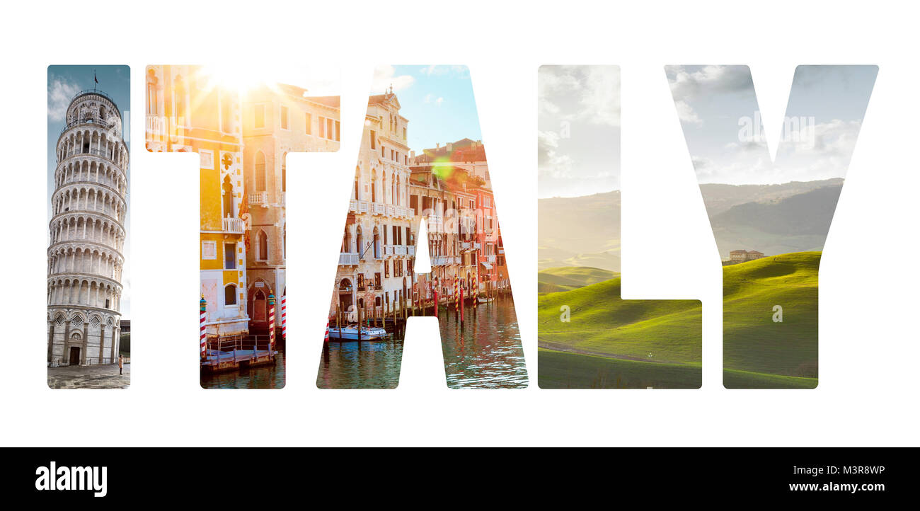 Collage venice italy hi-res stock photography and images - Alamy