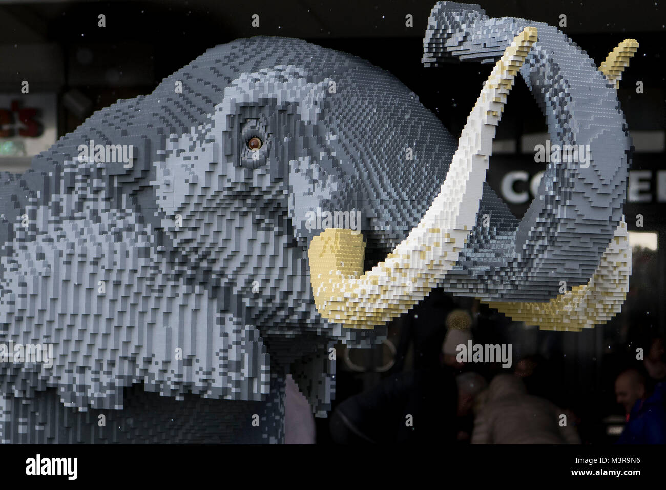 Lego animals on display as part of the Great Brick Safari at Mermaid ...