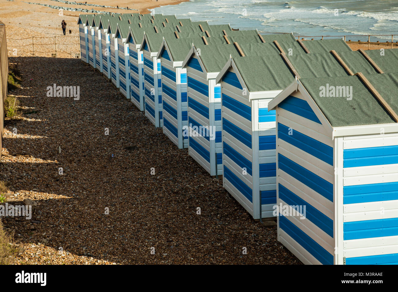Beach huts in Hastings, East Sussex, England Stock Photo - Alamy