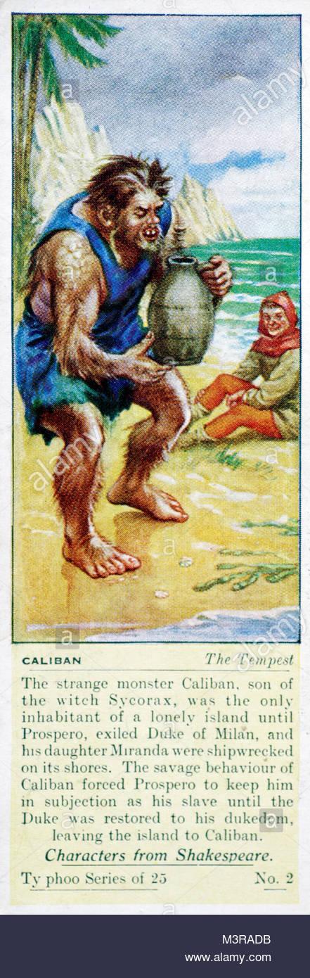 The tempest caliban hi-res stock photography and images - Alamy