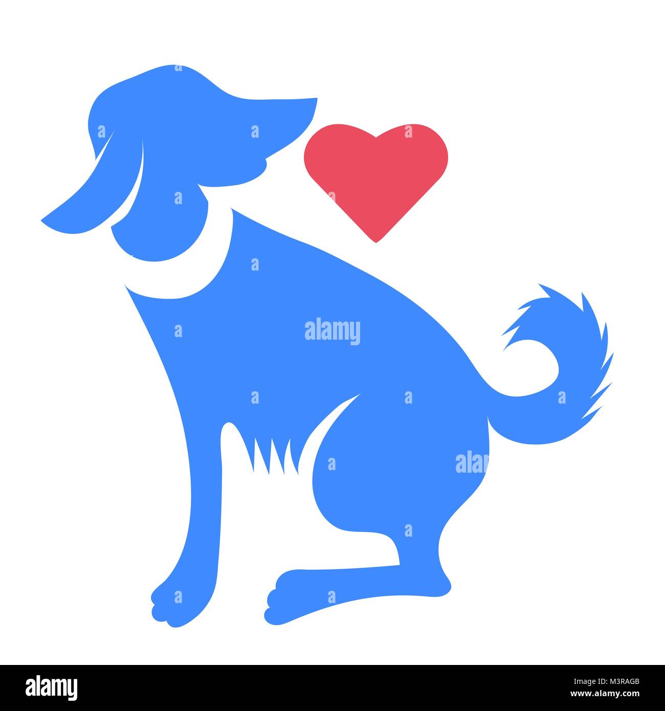 Dog with heart shape nose hi-res stock photography and images - Alamy