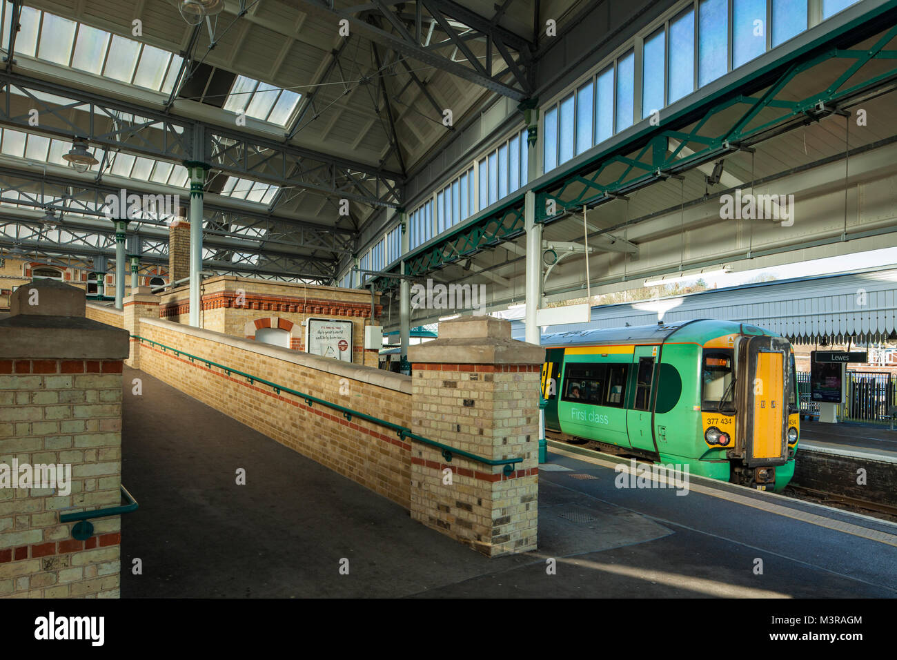 Lewes train station, East Sussex, England Stock Photo - Alamy