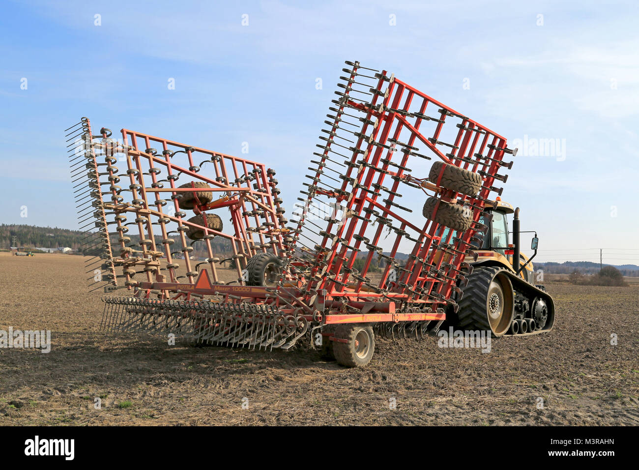 Crawler Tractor Cultivating Field High Resolution Stock Photography and ...