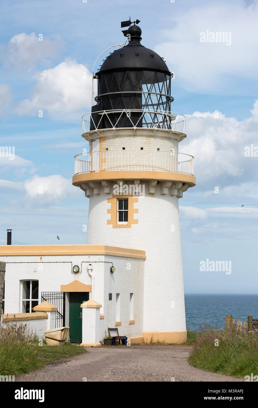 Tod Head Lighthouse, Catterline, Aberdeenshire, Scotland. The ...