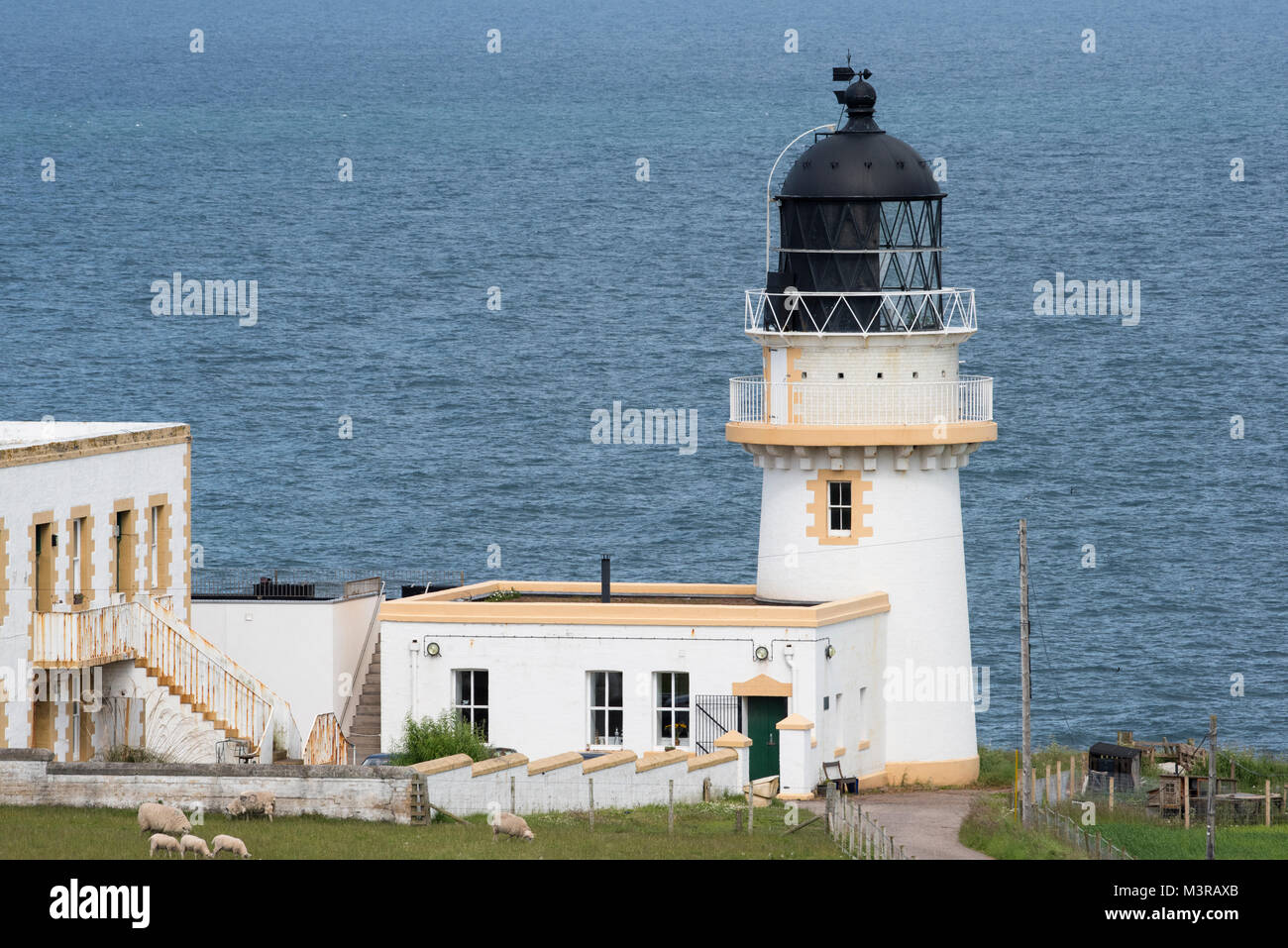 Tod Head Lighthouse, Catterline, Aberdeenshire, Scotland. The ...