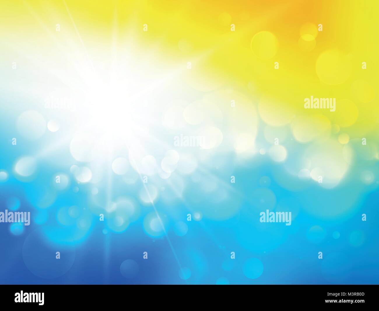 Sun rays tropical holiday background Stock Vector Image & Art - Alamy