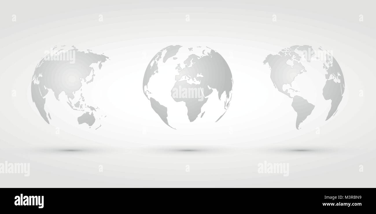 Black and white world view Stock Vector Images - Alamy