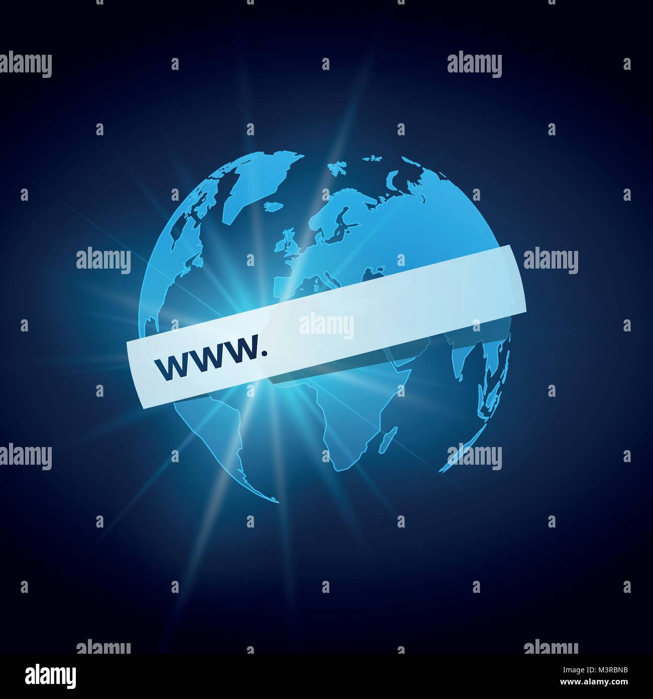 World wide web 3d Stock Vector Images - Alamy