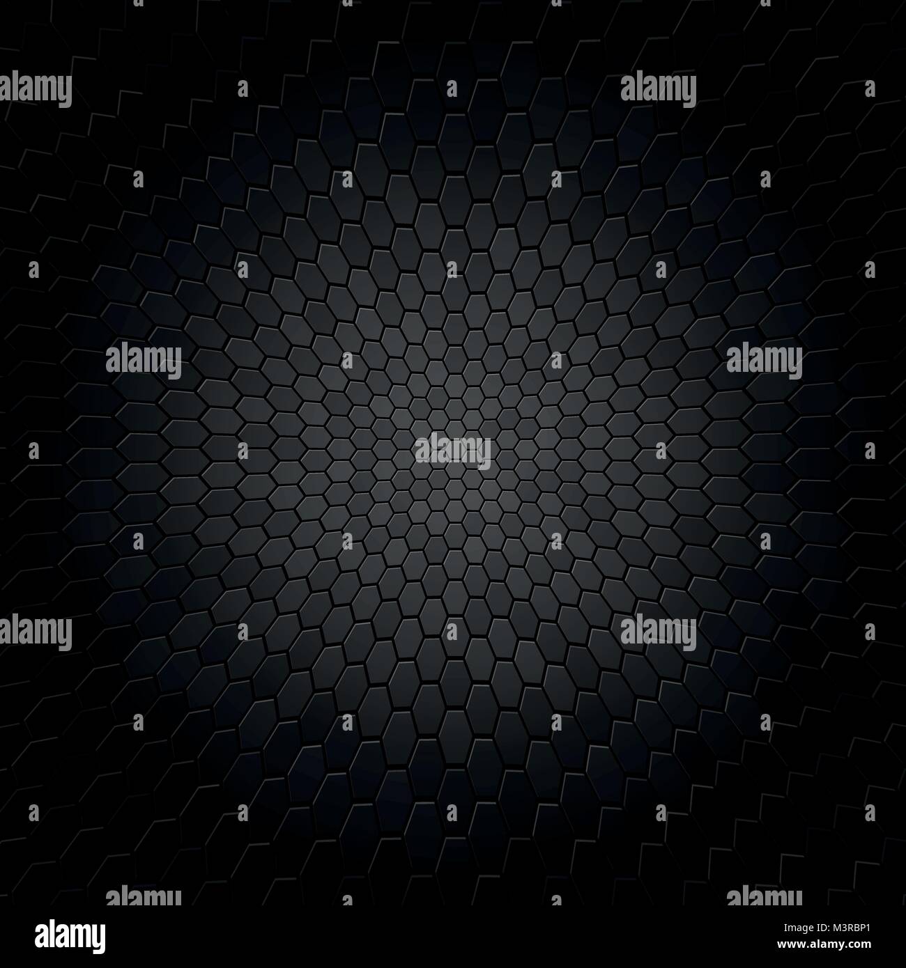 Hexagonal metal texture Stock Vector Images - Alamy