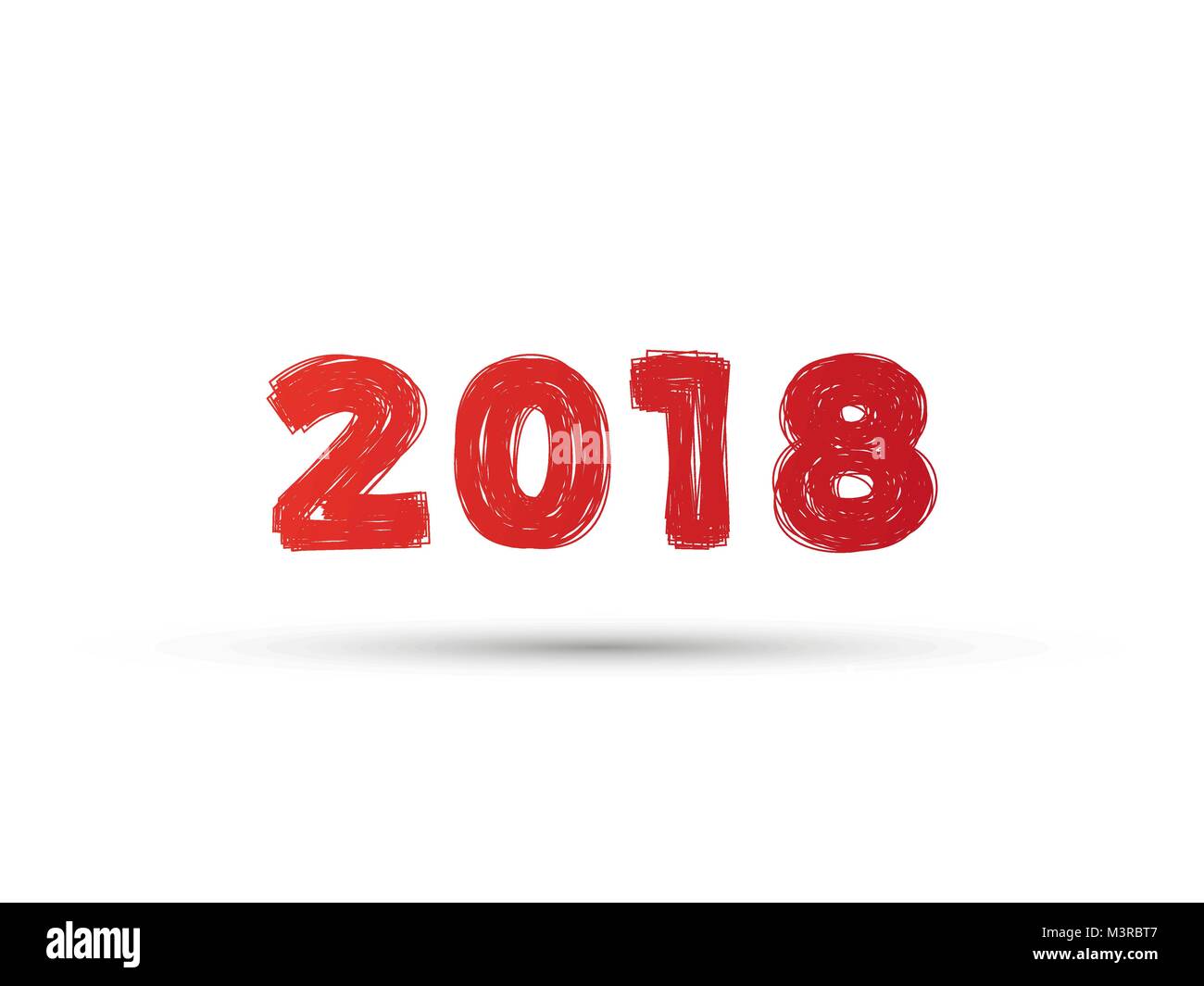 2018 red line label Stock Vector Image & Art - Alamy