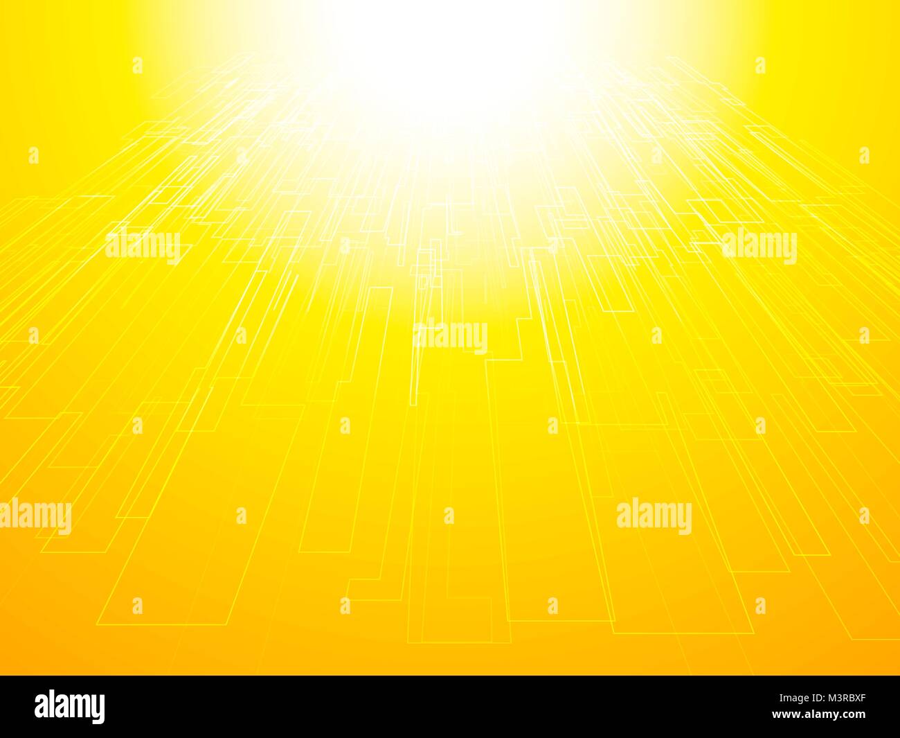 yellow virtual technology background Stock Vector Image & Art - Alamy