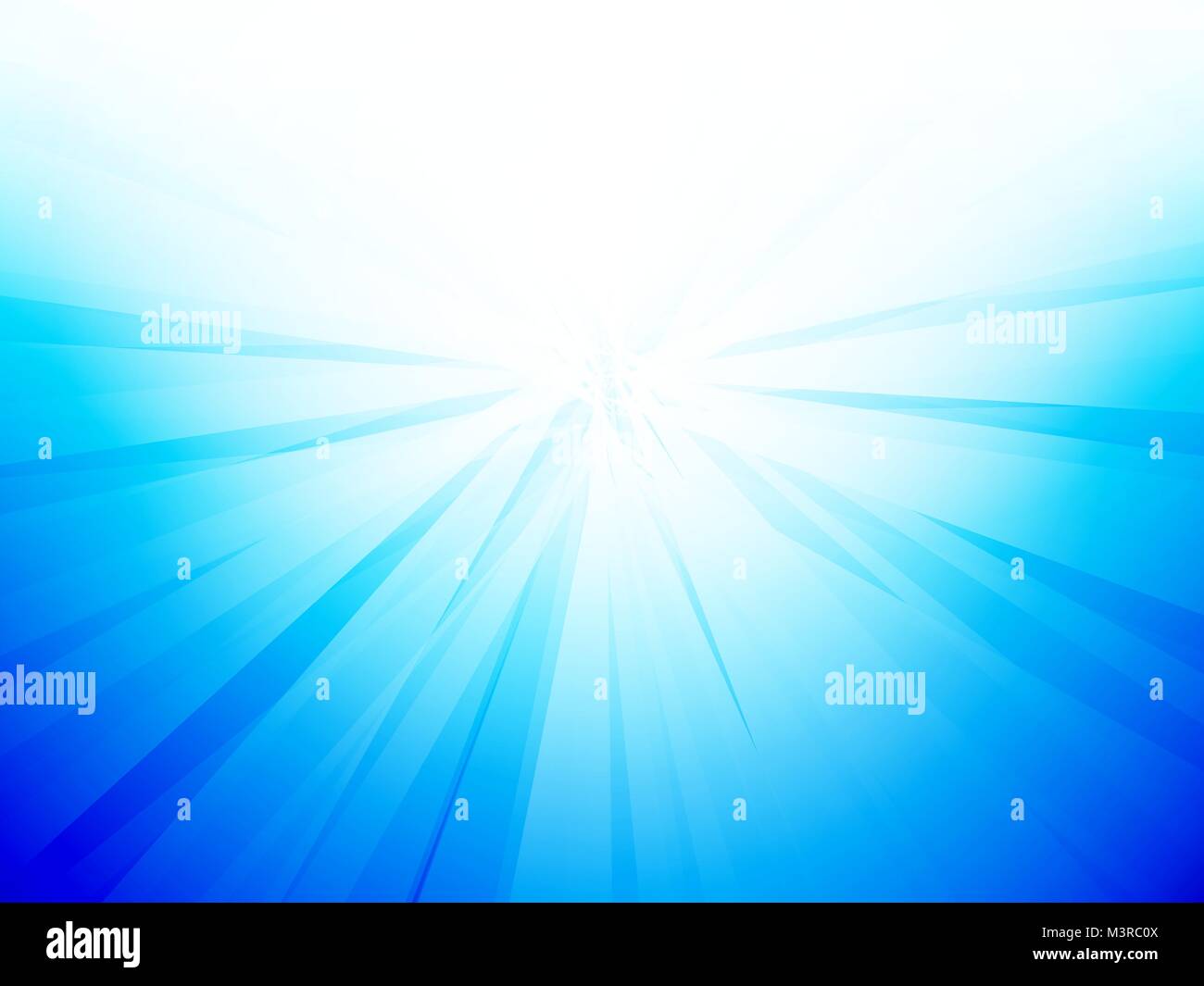Blue light burst abstract background Stock Vector Image & Art - Alamy