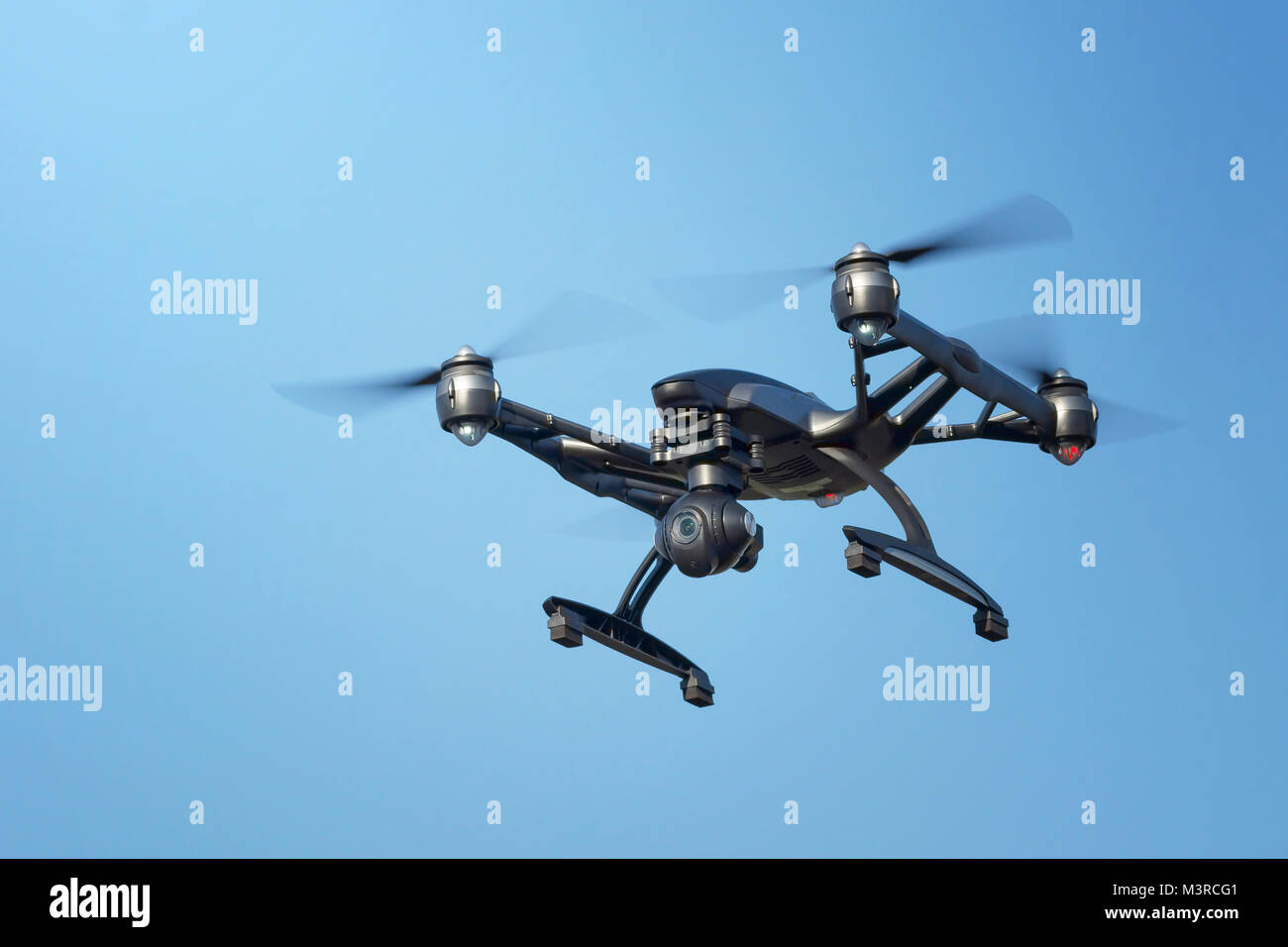 drone with a camera in flight Stock Photo - Alamy