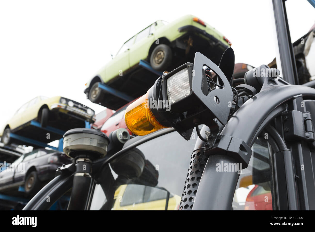 Orange flashing beacon hi-res stock photography and images - Alamy