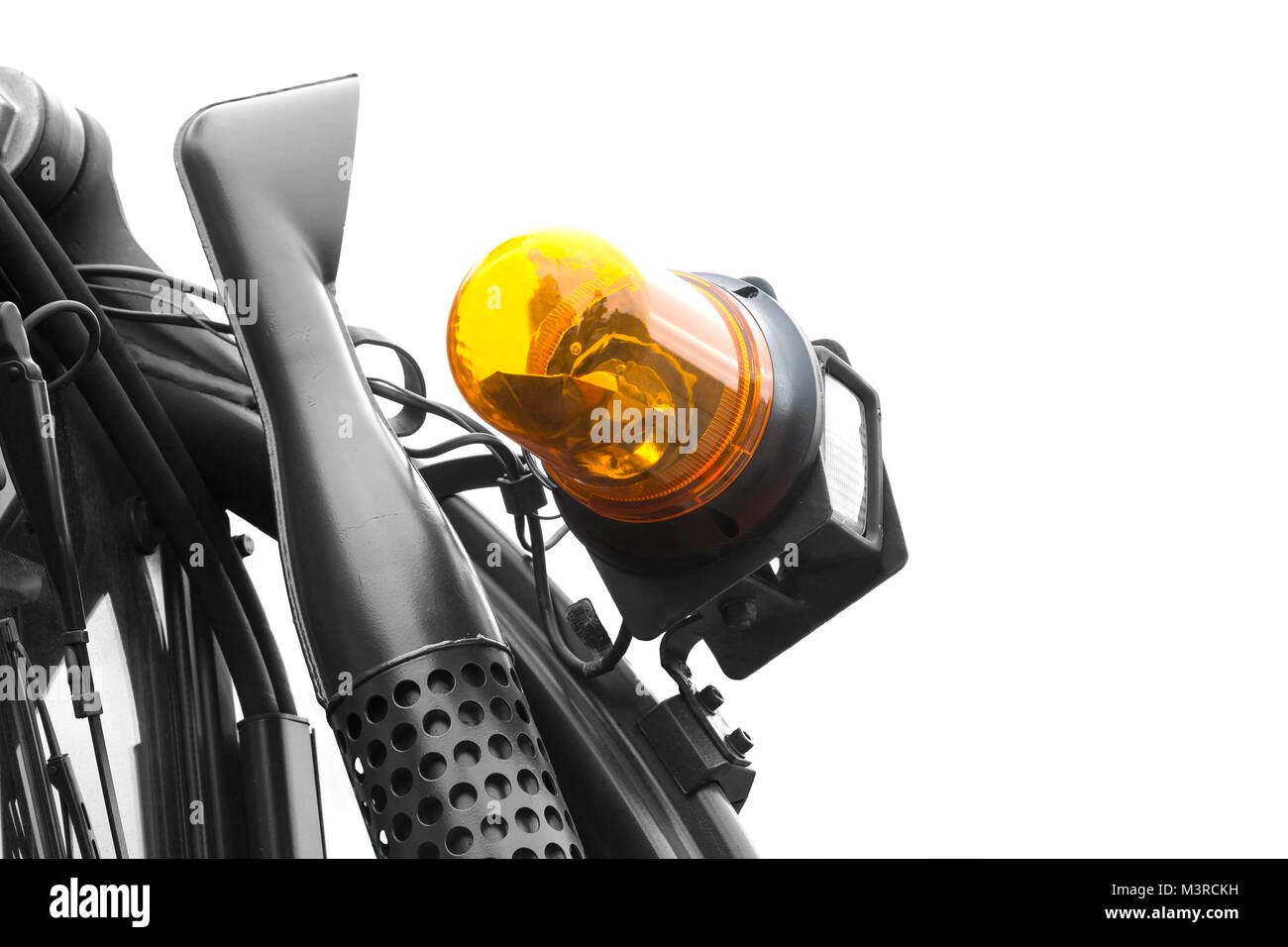 Orange flashing beacon hi-res stock photography and images - Alamy