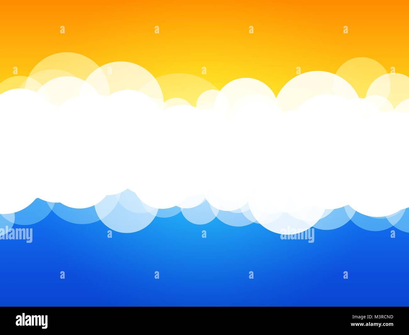 White orange color clouds Stock Vector Images - Alamy