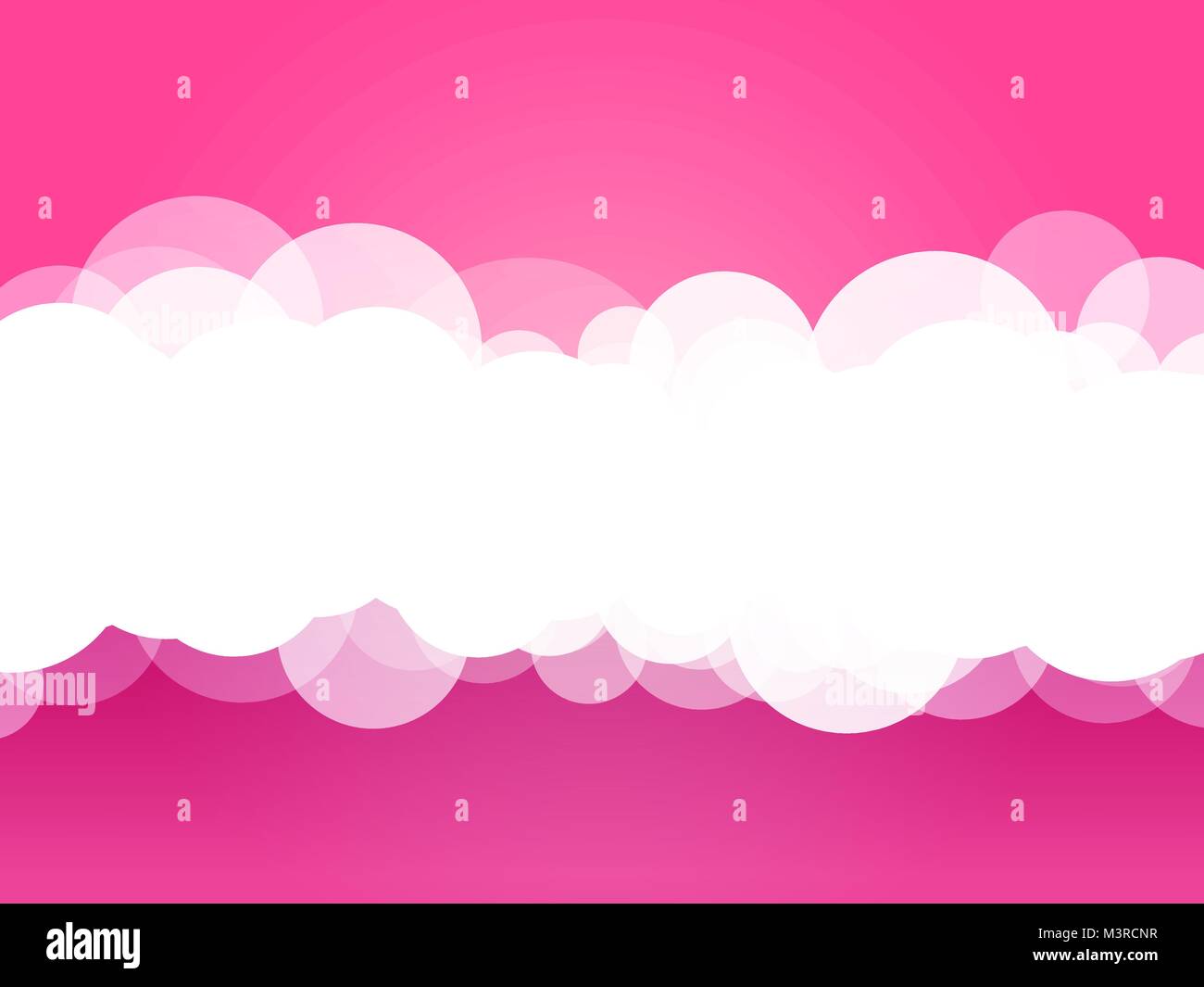 Beautiful pink color clouds Stock Vector Images - Alamy