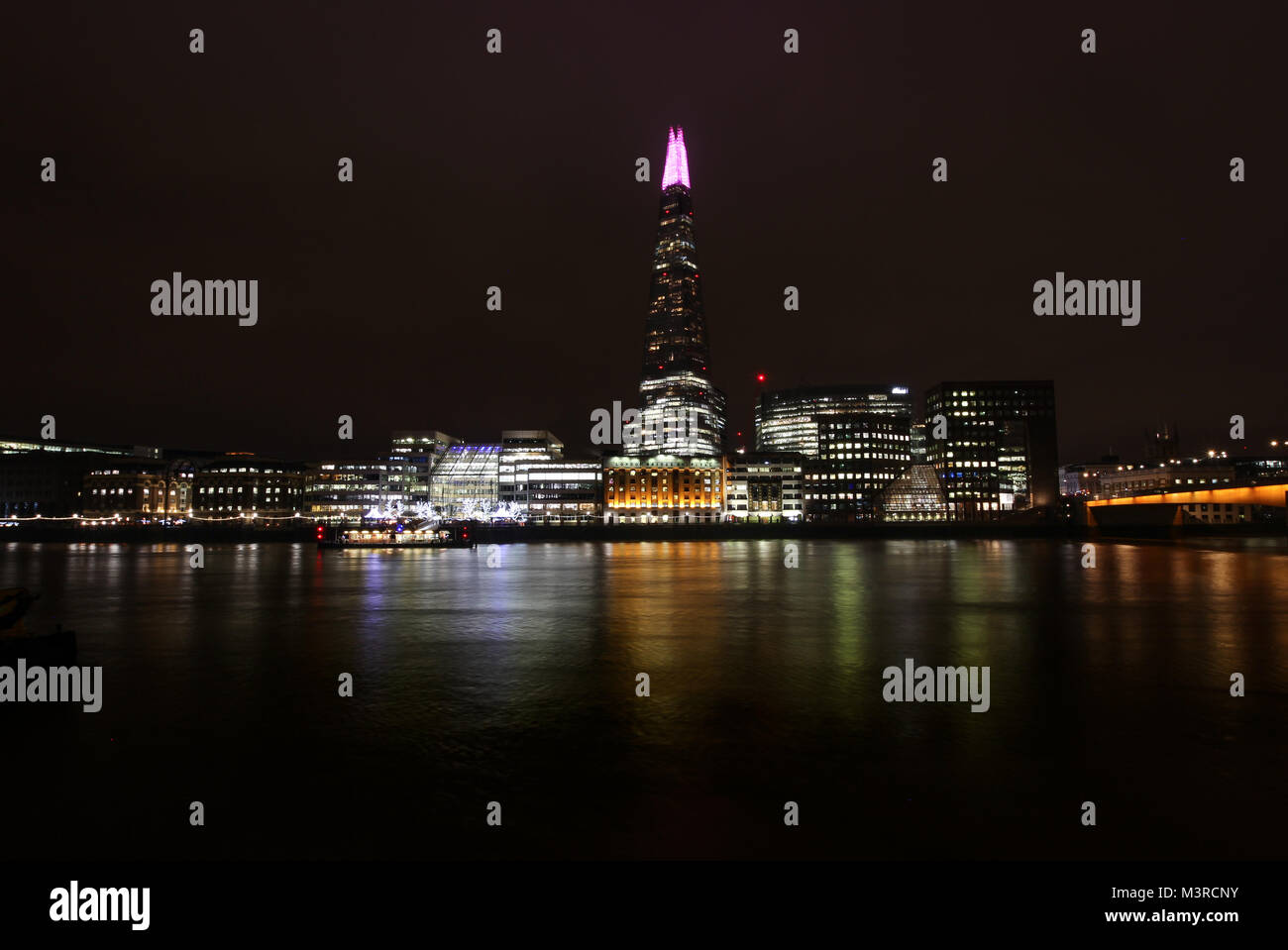 London cityscape at night London, England Stock Photo - Alamy