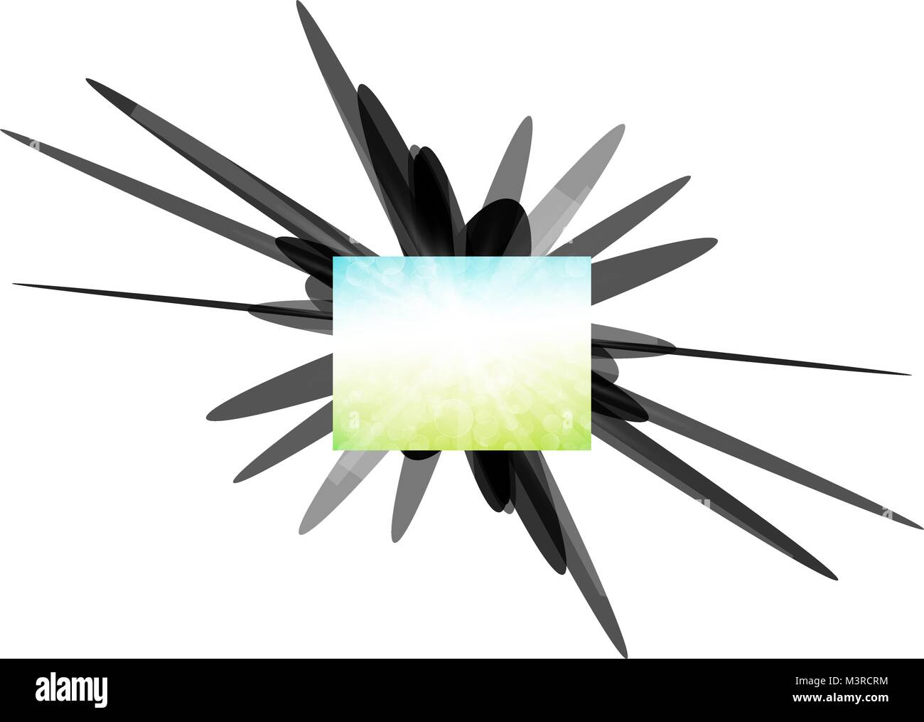 Bokeh blue green yellow Stock Vector Images - Alamy