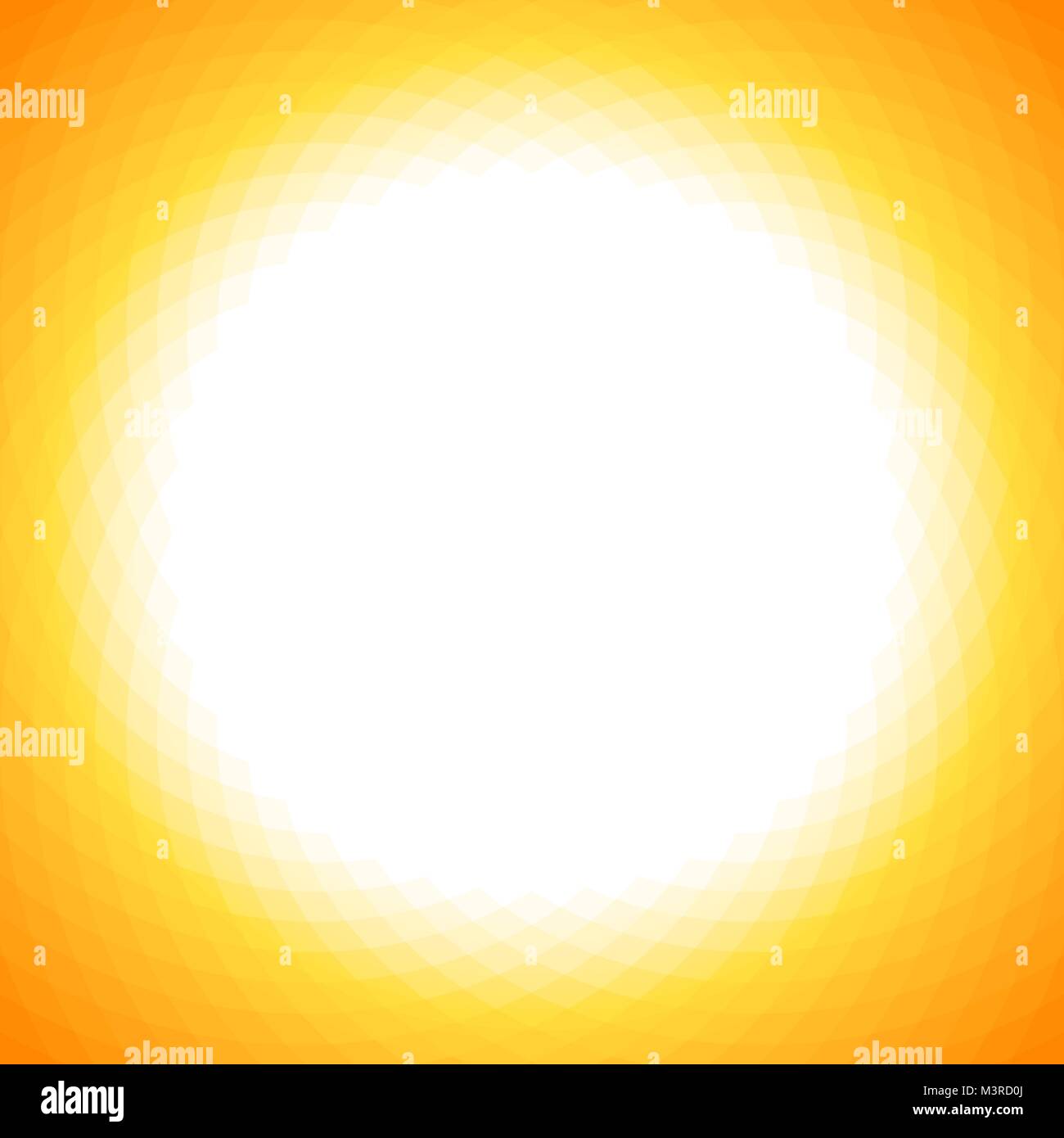 Bright yellow sun geometric background with white center Stock Vector ...