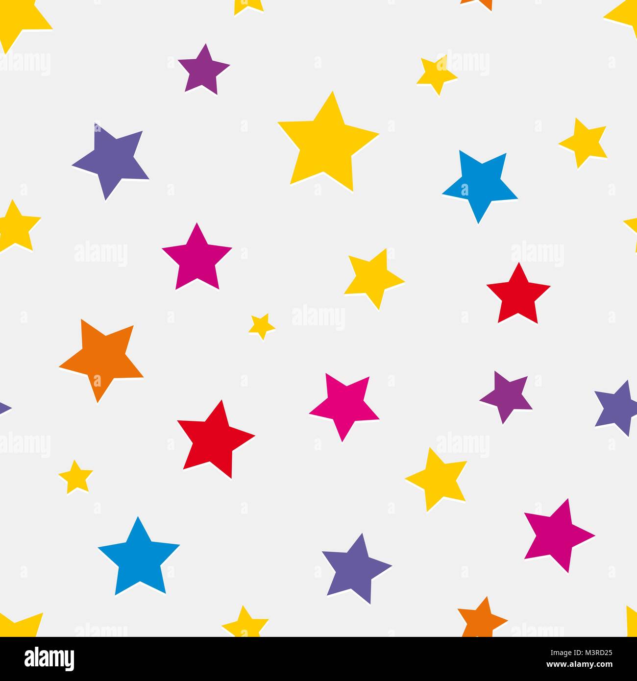 Seamless background with colored stars Stock Vector Image & Art - Alamy