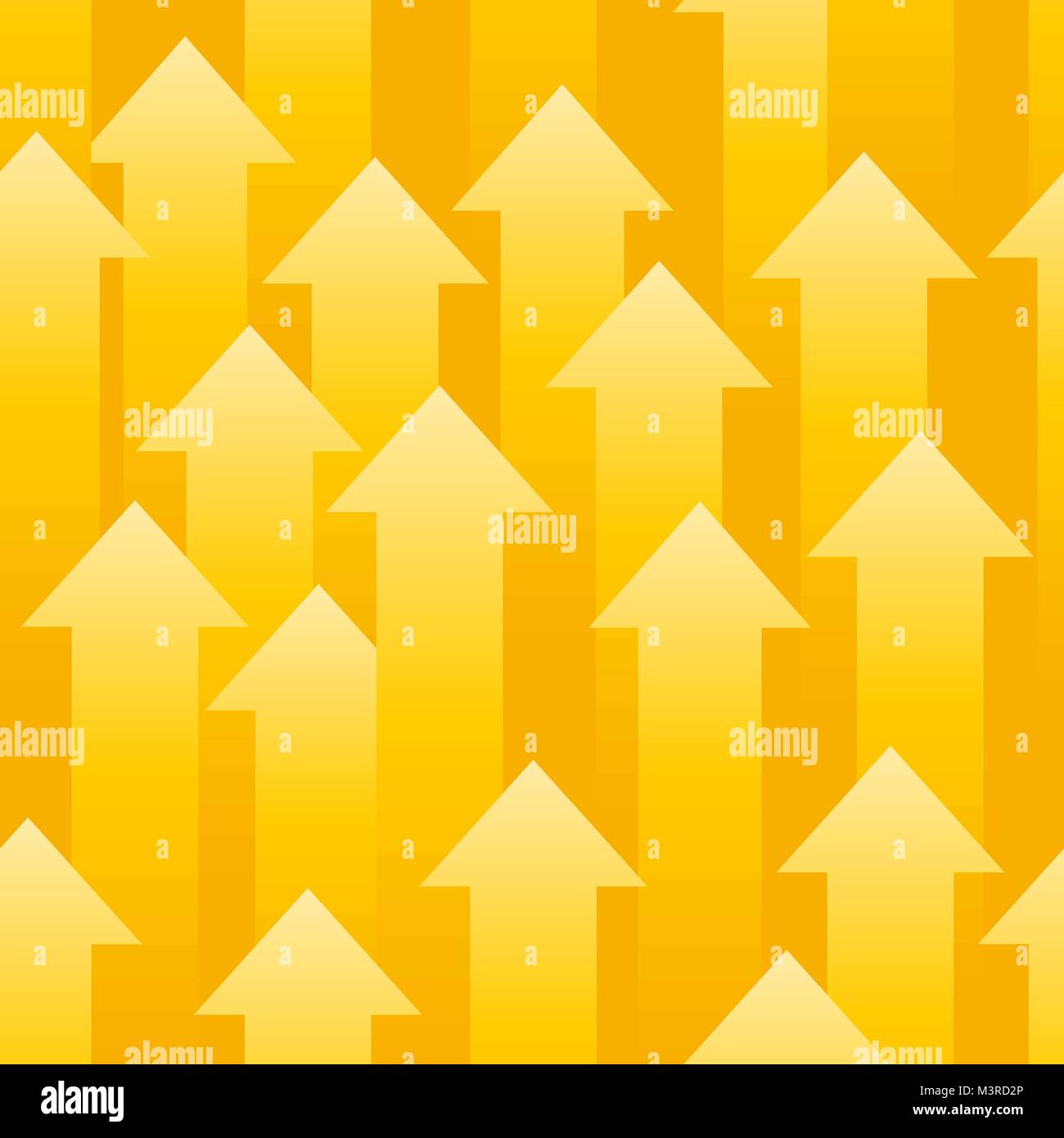 Seamless background consisting of yellow arrows Stock Vector Image ...