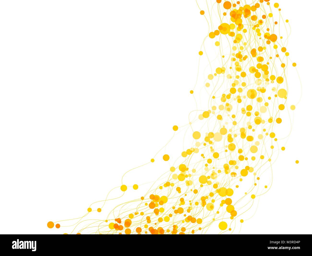 yellow dots background connection Stock Vector Image & Art - Alamy
