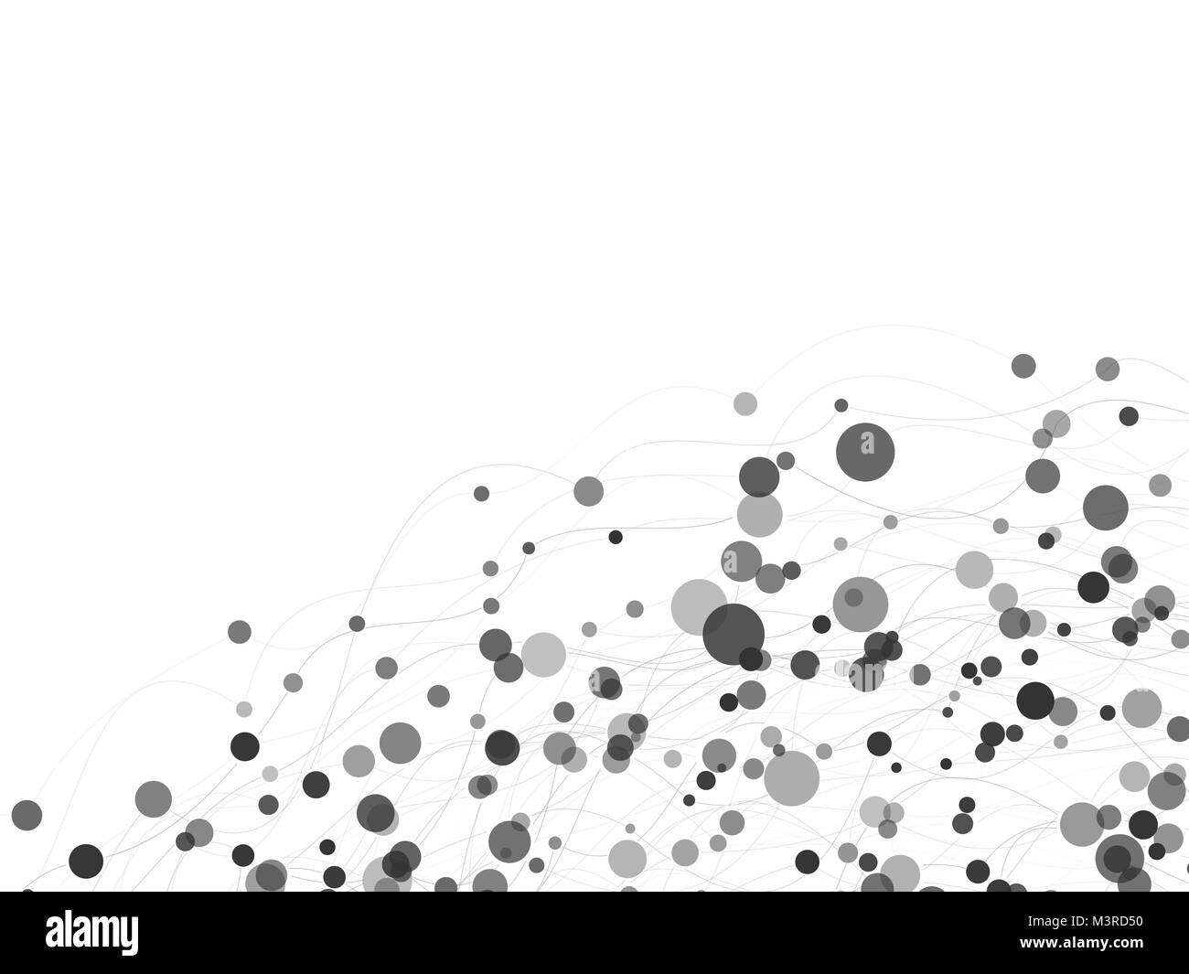 Network connection structure wave Cut Out Stock Images & Pictures - Alamy