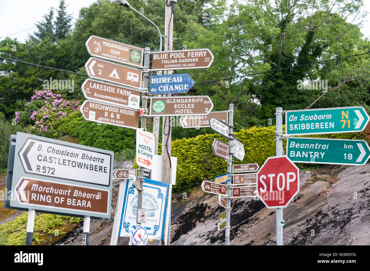 Sign clutter hi-res stock photography and images - Alamy