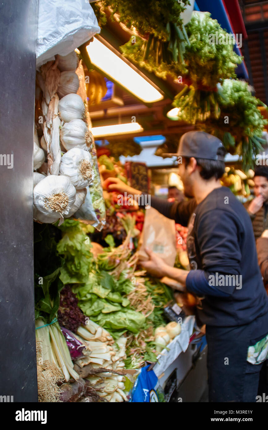 Málaga, Atarazanas market hall, vegetables Stock Photo - Alamy