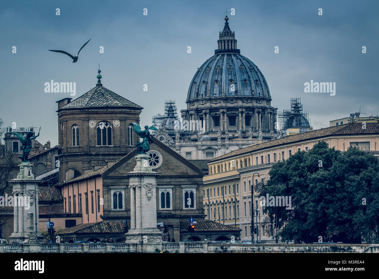 Rome varied antique architecture ruins Italy capital City Stock Photo ...