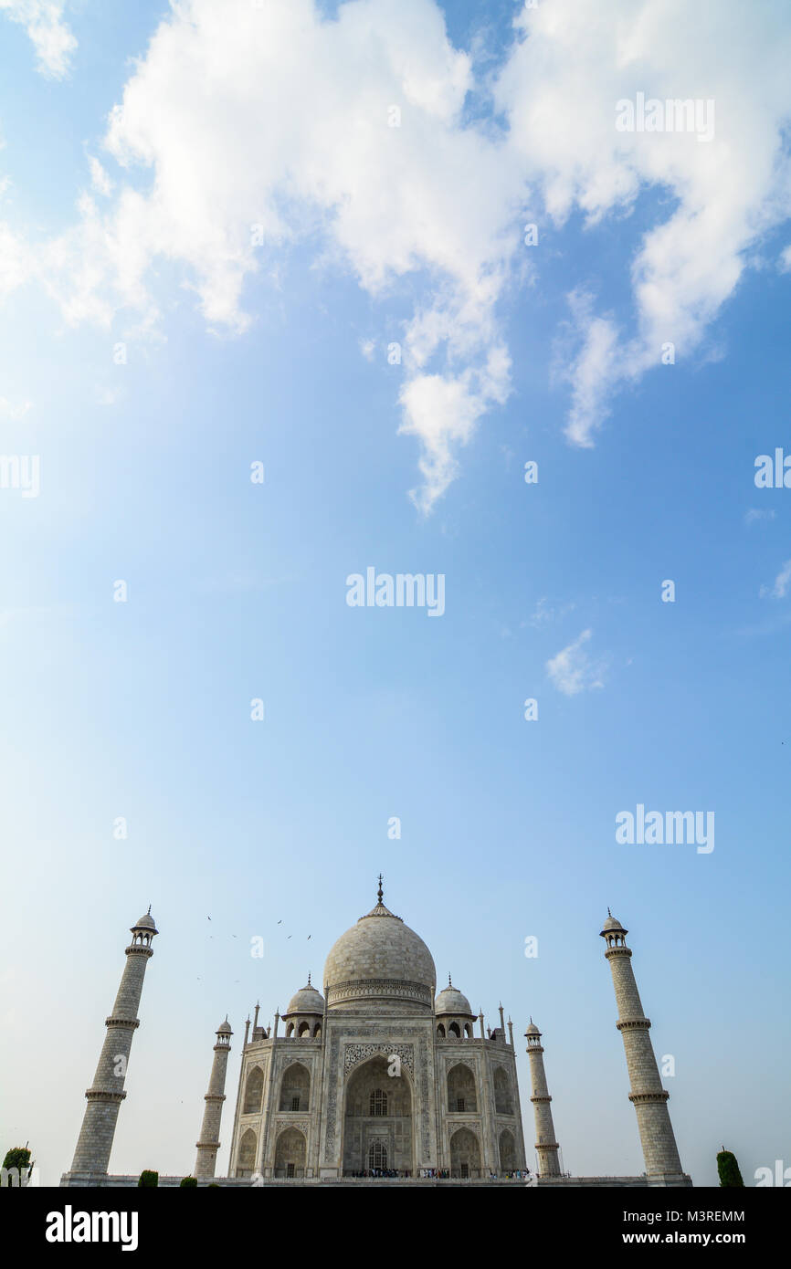 Marble Hall of Taj Mahal in Agra, India. The Taj Mahal was designated ...
