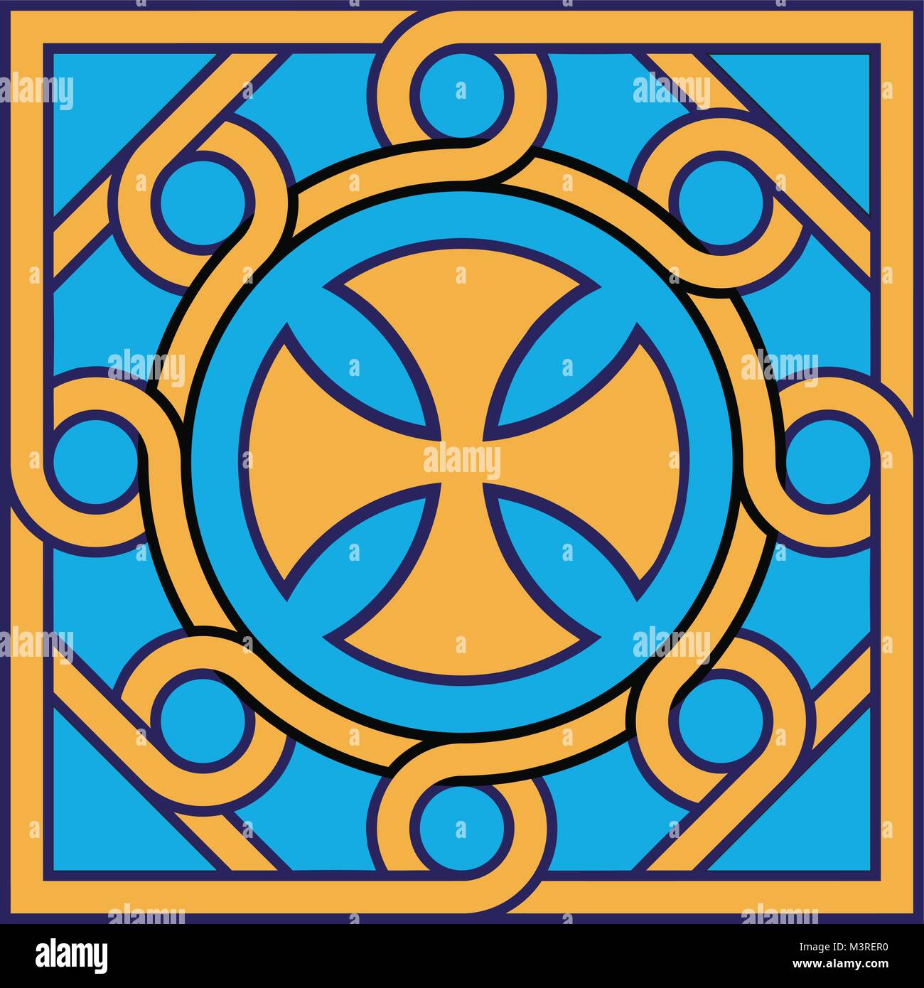 Coptic pattern Stock Vector Images - Alamy